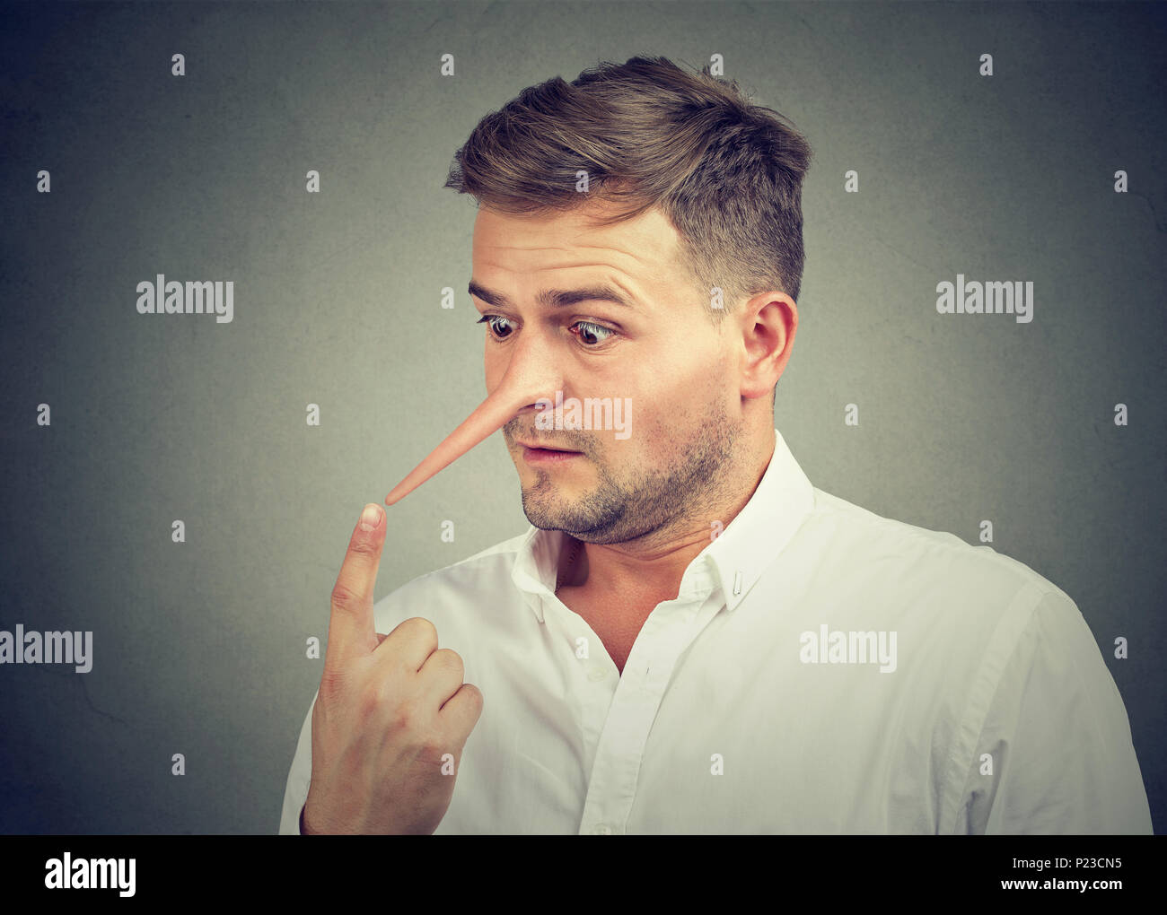Long liar nose hi-res stock photography and images - Alamy