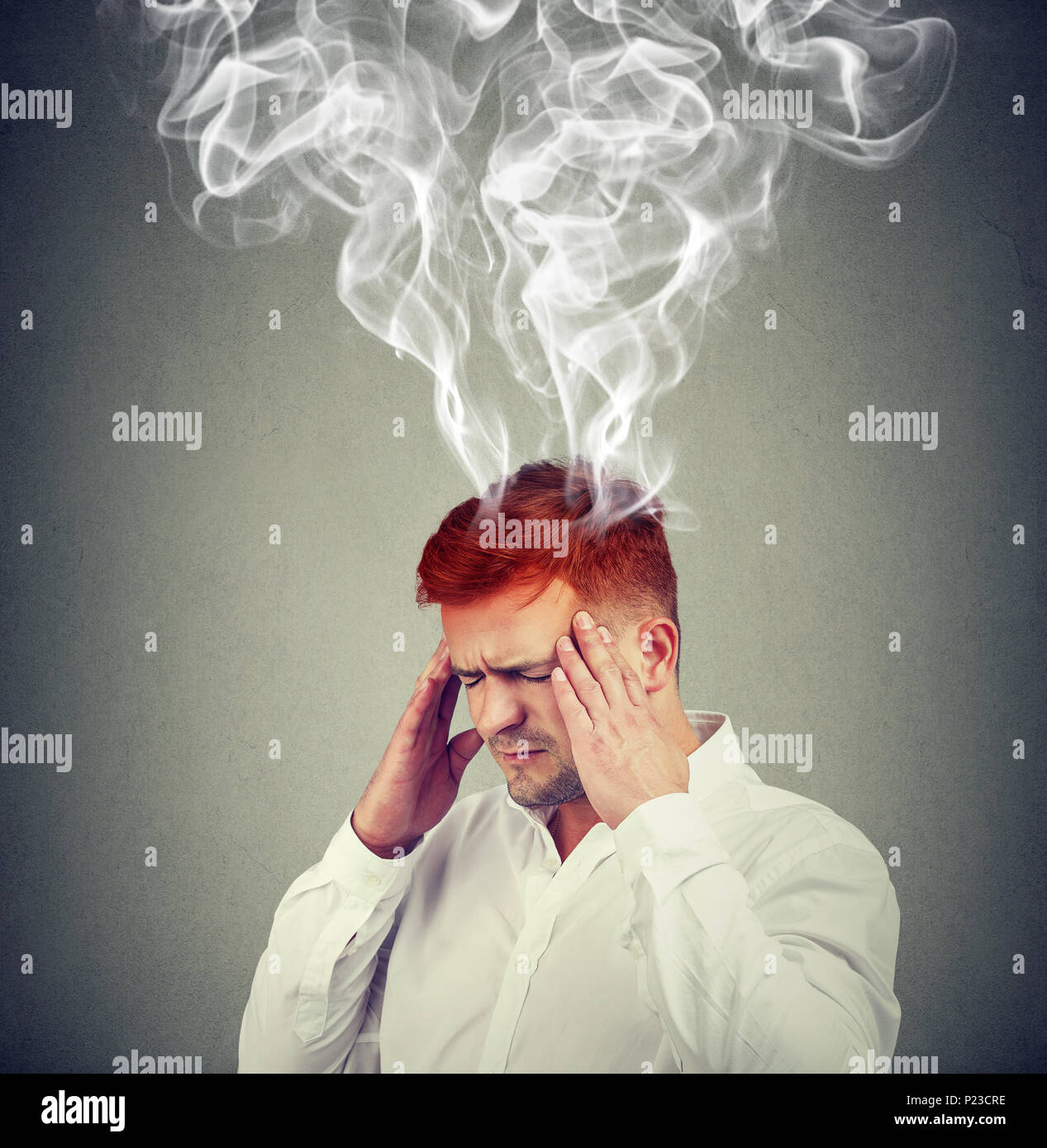 Headache frustration hi-res stock photography and images - Alamy