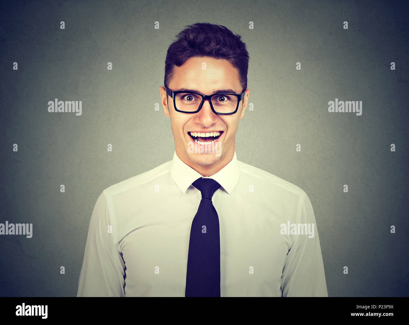 Laughing handsome hi-res stock photography and images - Alamy