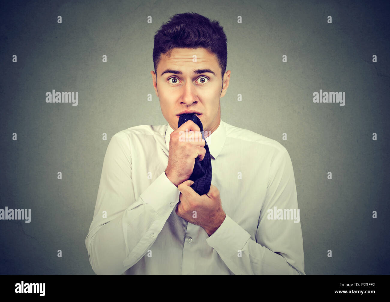 Interview man sweating hi-res stock photography and images - Alamy