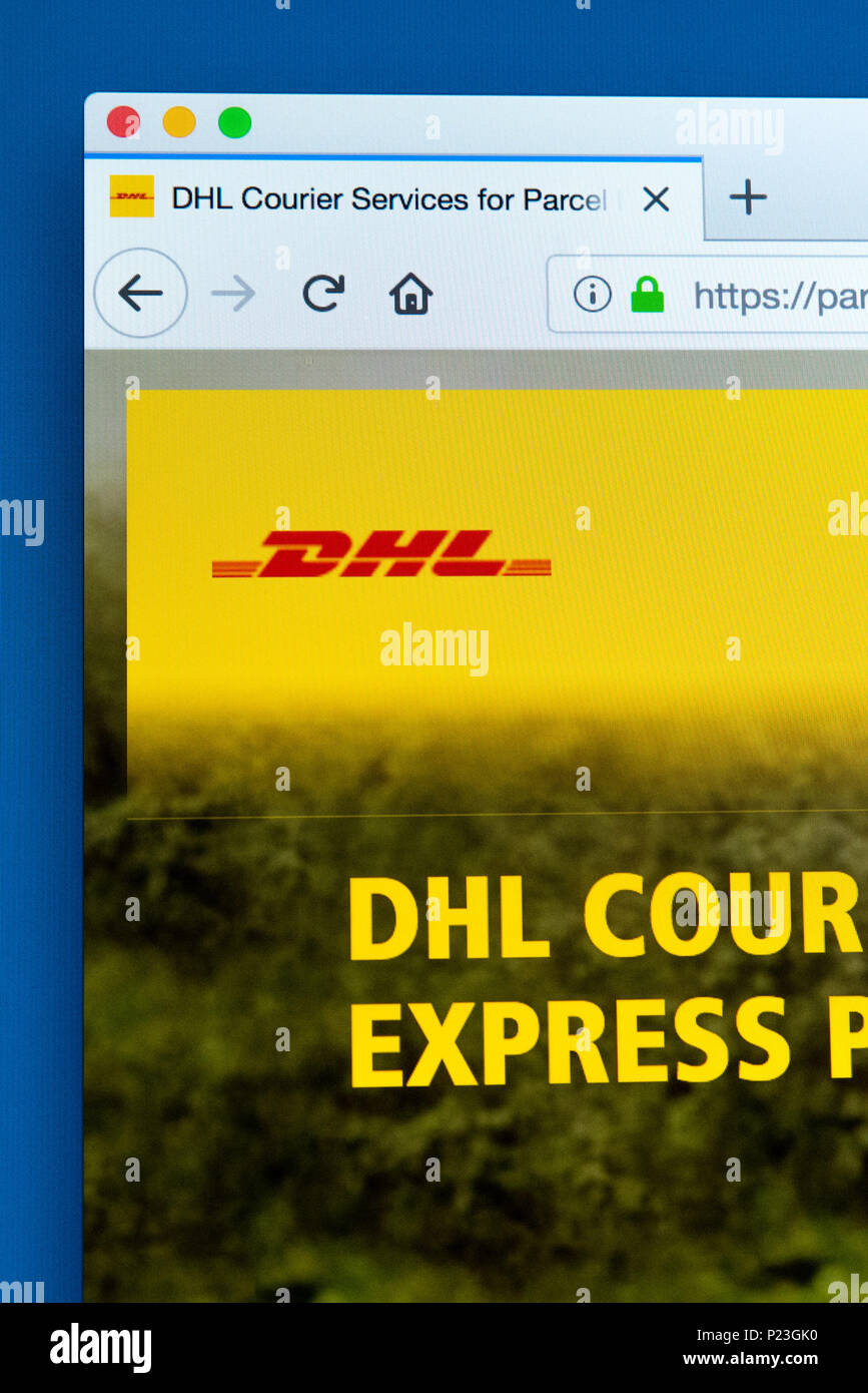Dhl home page hi-res stock photography and images - Alamy