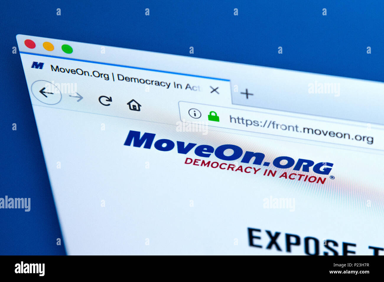 Moveon org action hi-res stock photography and images - Alamy