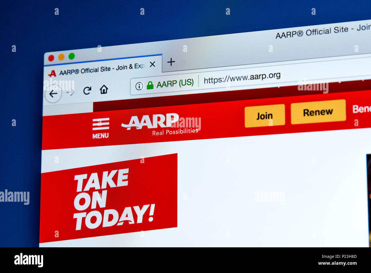 Aarp logo hi-res stock photography and images - Alamy