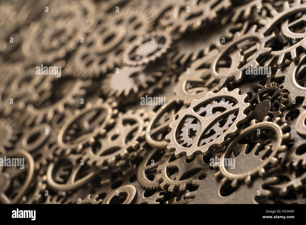Cog Cogs Brass High Resolution Stock Photography and Images - Alamy