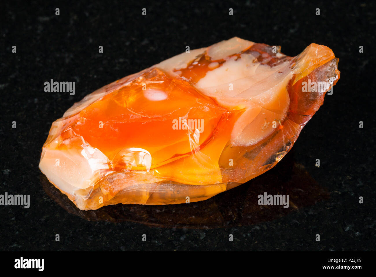 macro shooting of natural mineral - raw noble opal and fire opal ...