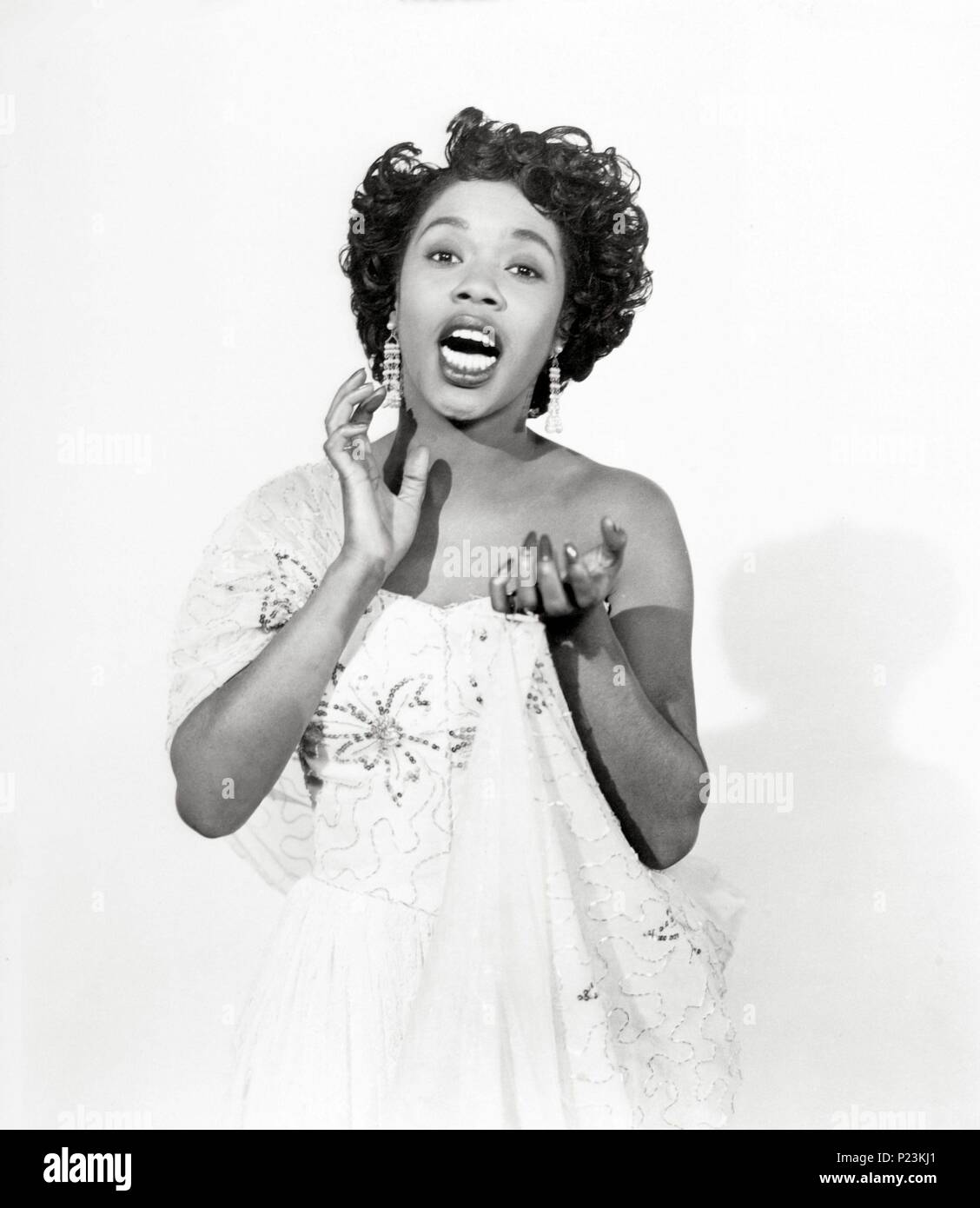 American jazz singer Sarah Vaughan Stock Photo - Alamy