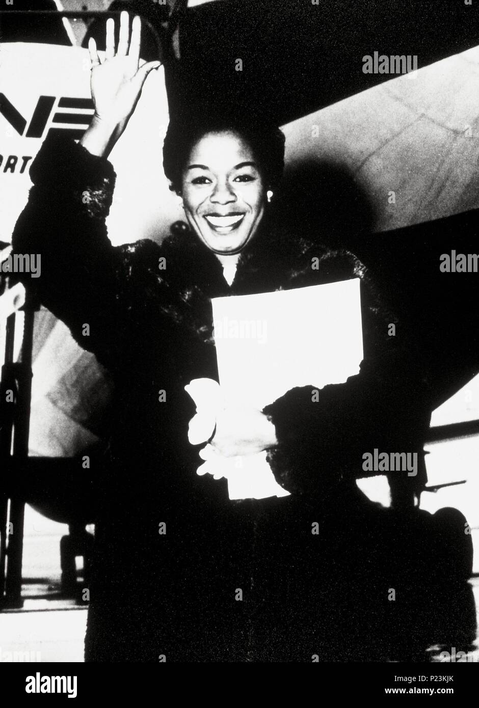 American jazz singer Sarah Vaughan, c.1960 Stock Photo - Alamy