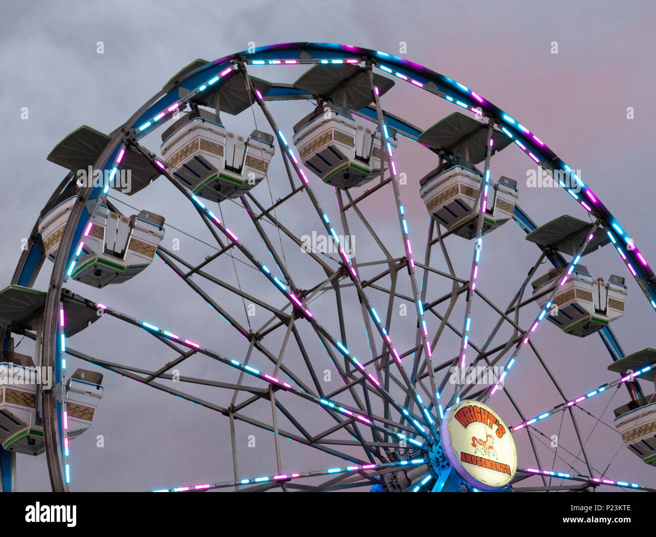 Ferris Wheel at a Colorado Carnival Stock Photo - Alamy