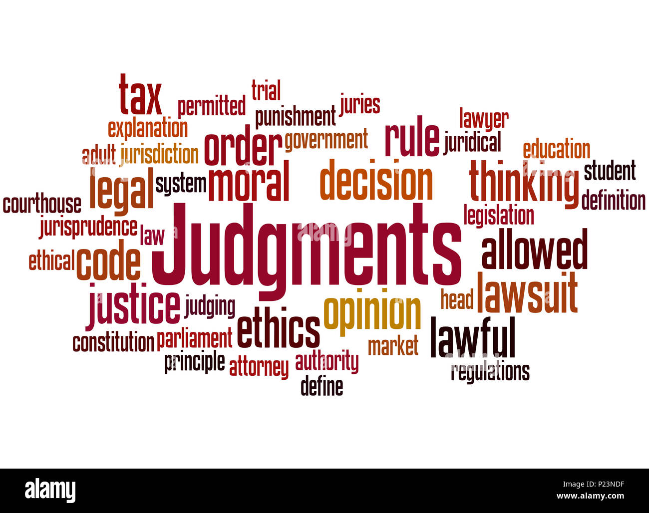 Thinking word cloud illustration tag hi-res stock photography and ...