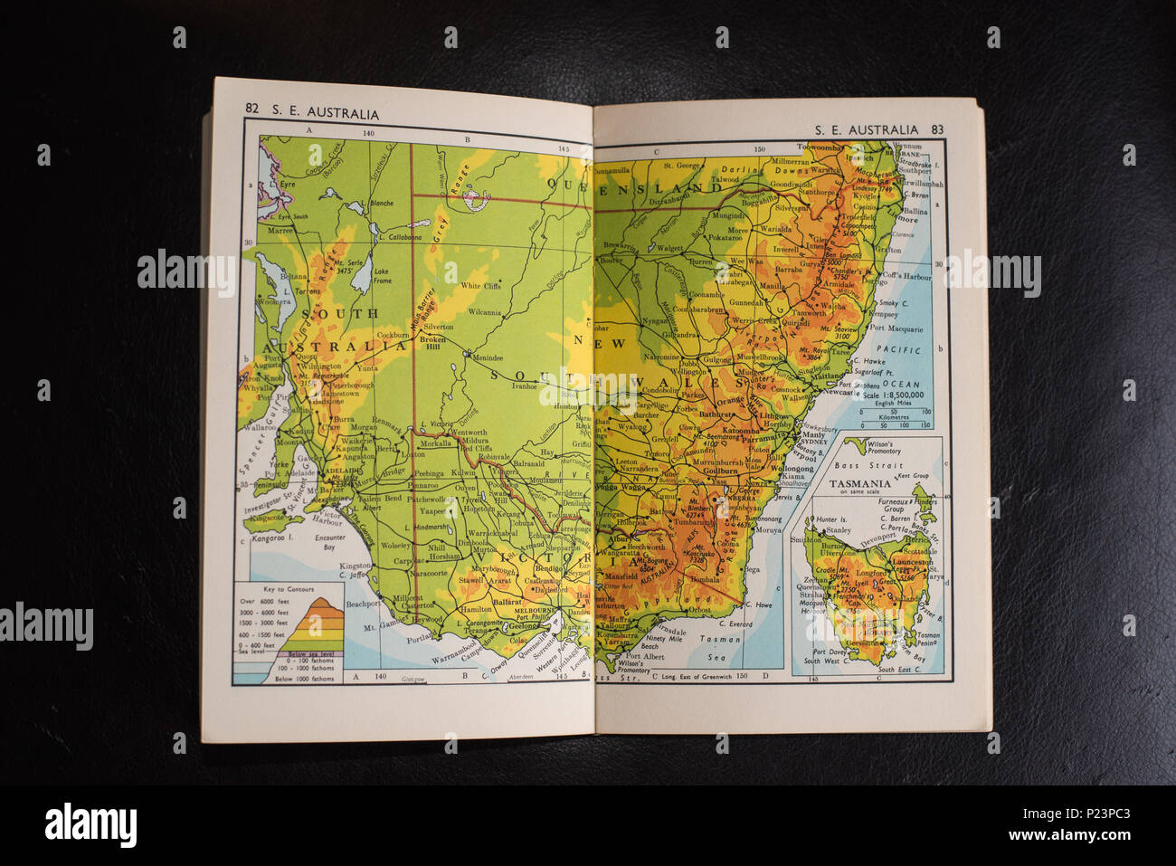 Map of Australia Stock Photo - Alamy