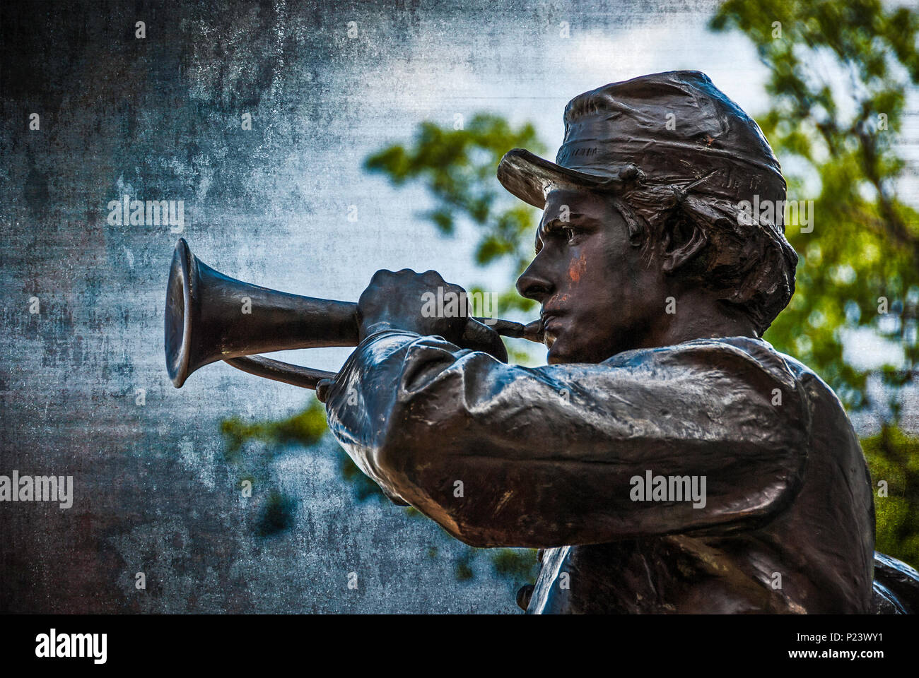 Gettysburg bugler hi-res stock photography and images - Alamy