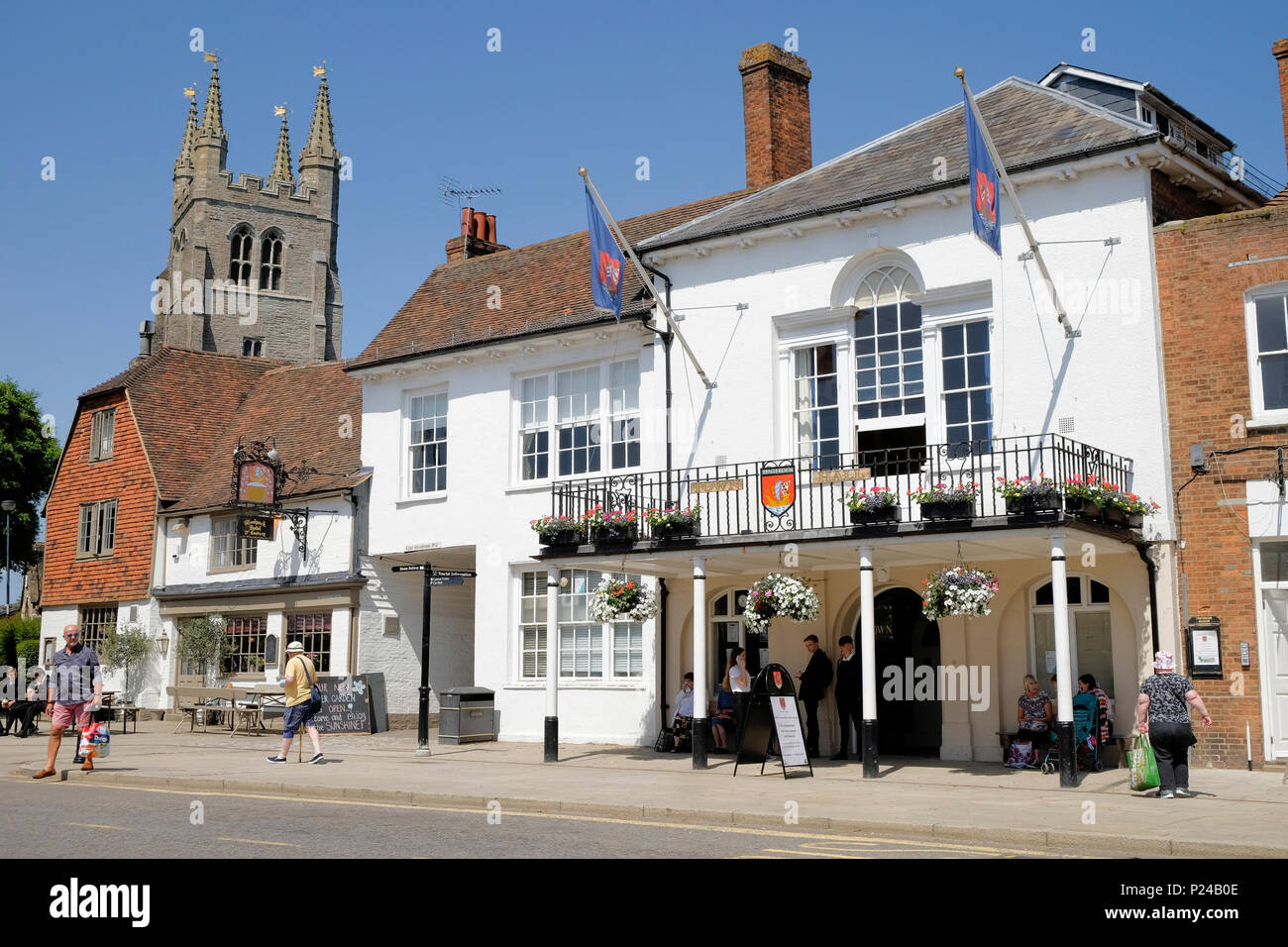 Tenterden town hall, high street, kent, uk Stock Photo - Alamy