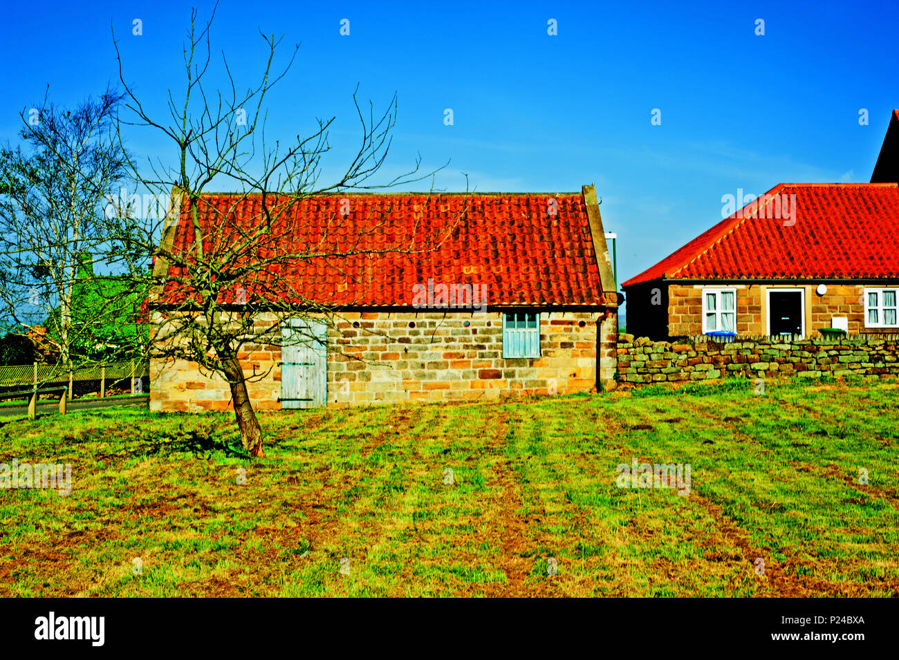 Barn in Egton, North Yorkshire, England Stock Photo - Alamy