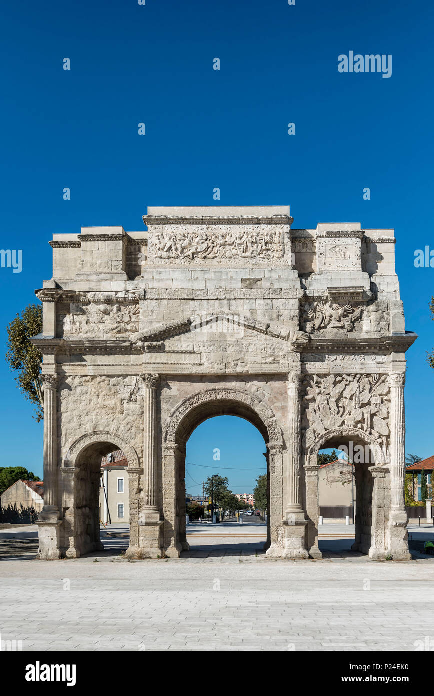 Orange, Vaucluse, Provence-Alpes-Côte d'Azur, France, Triumphal Arch of ...