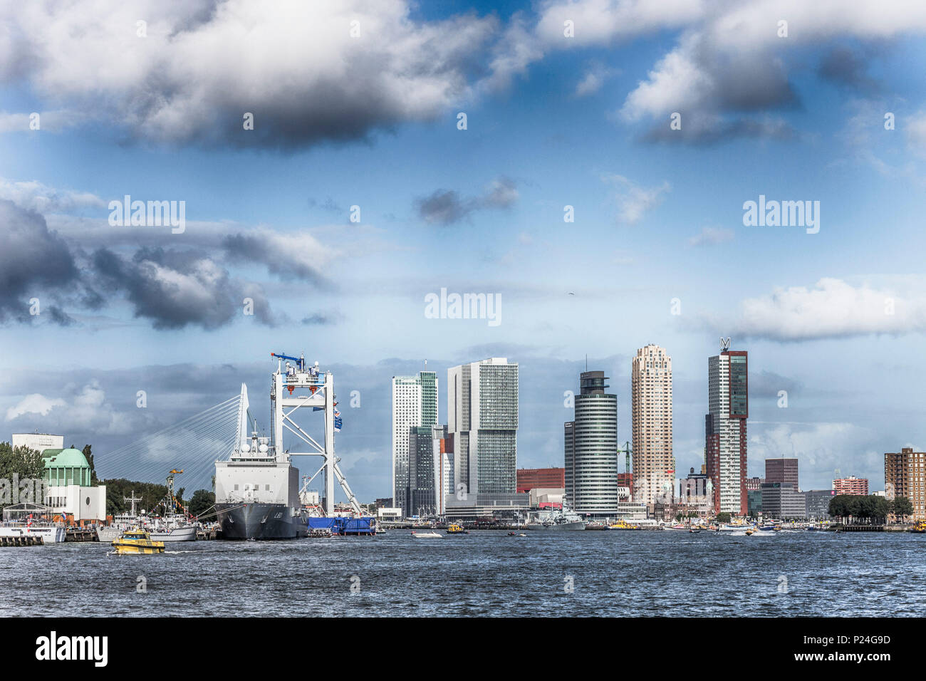 Skyline of Rotterdam Stock Photo - Alamy