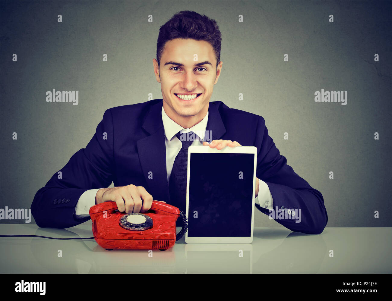 Old man computer not senior hi-res stock photography and images - Alamy