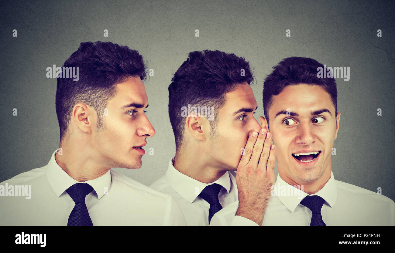 The other whispering in hi-res stock photography and images - Alamy