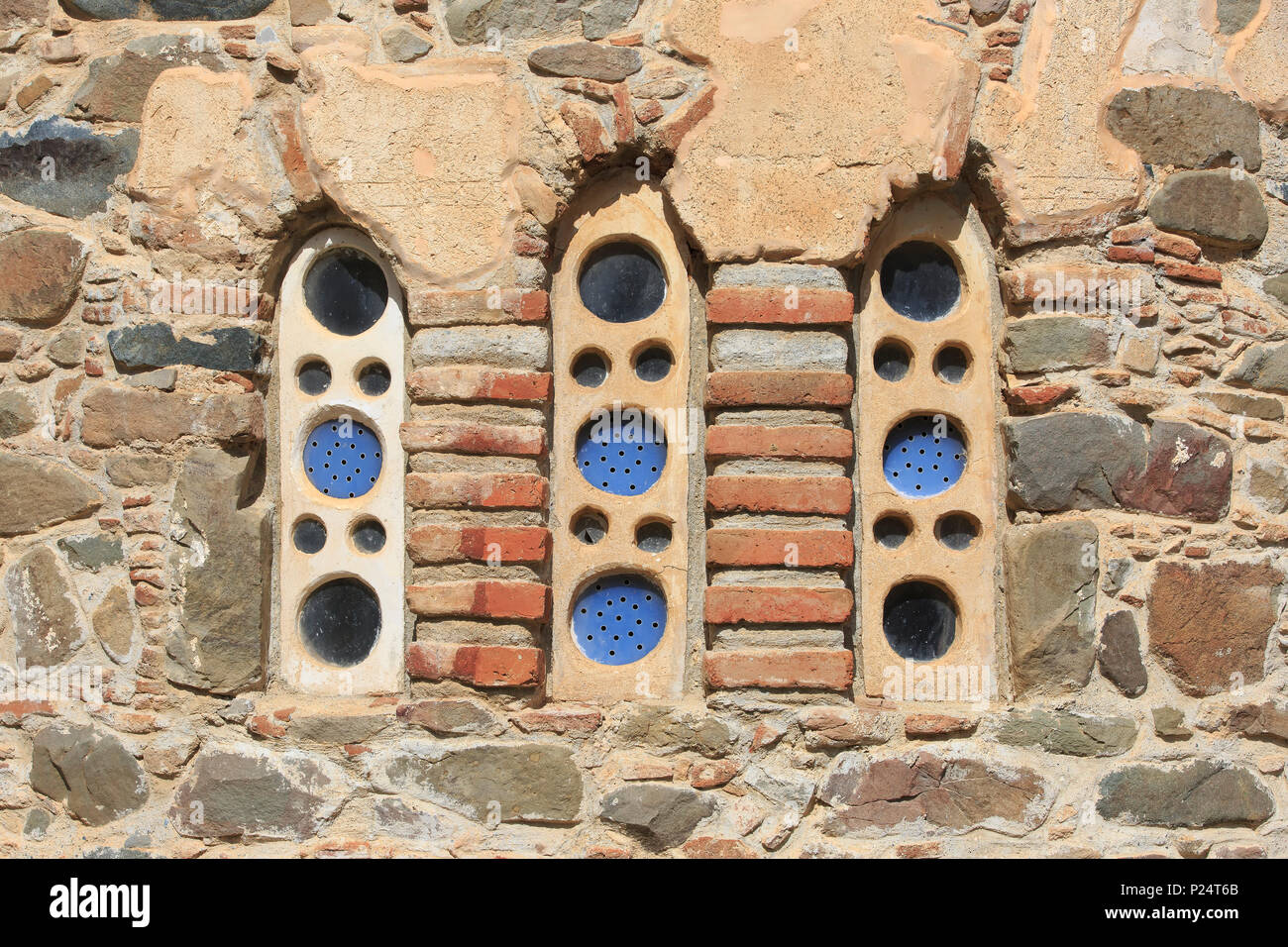 Window of the 12th-century Byzantine Greek Orthodox Church of Panayia ...