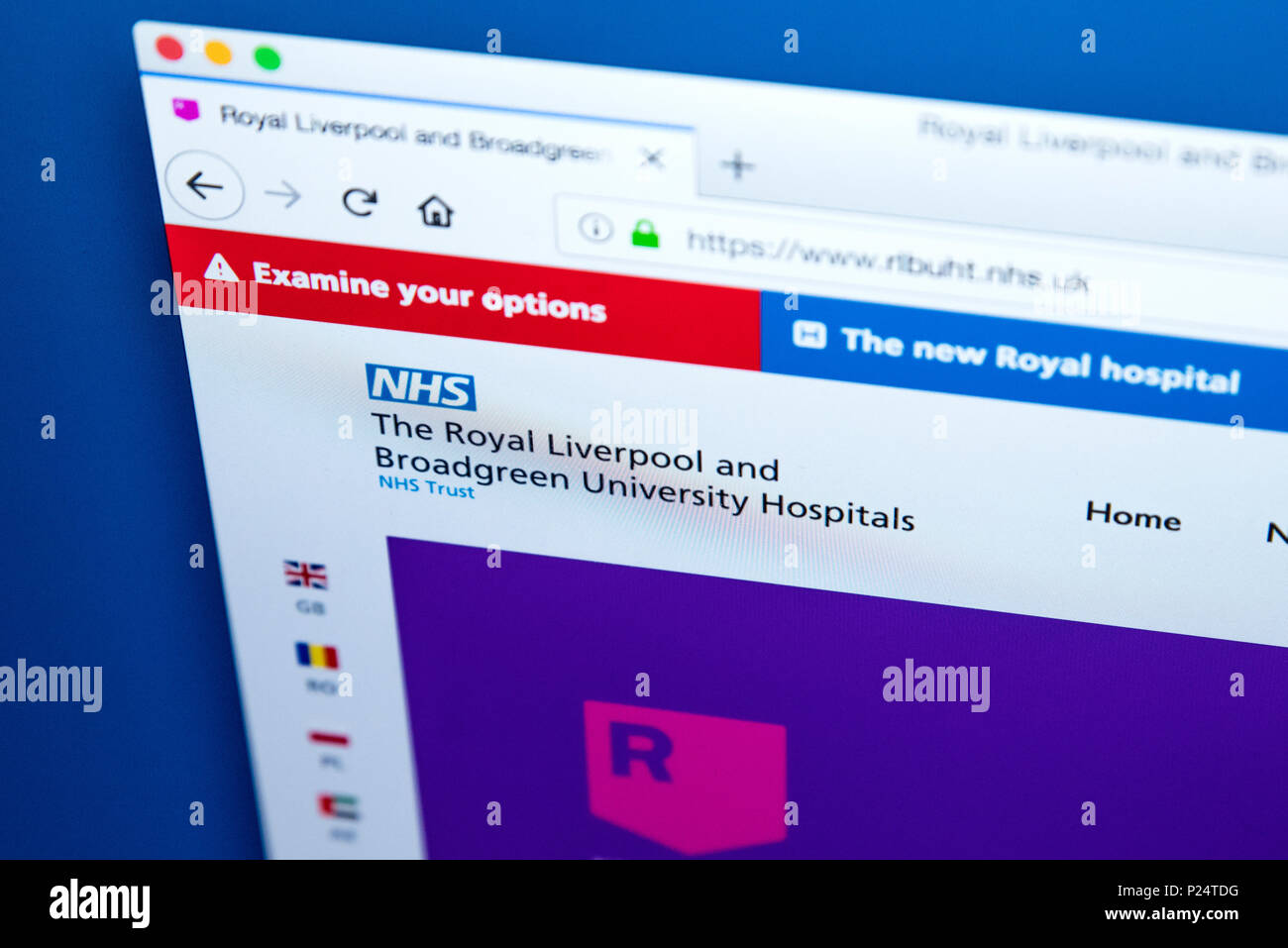 Liverpool university logo hi-res stock photography and images - Alamy
