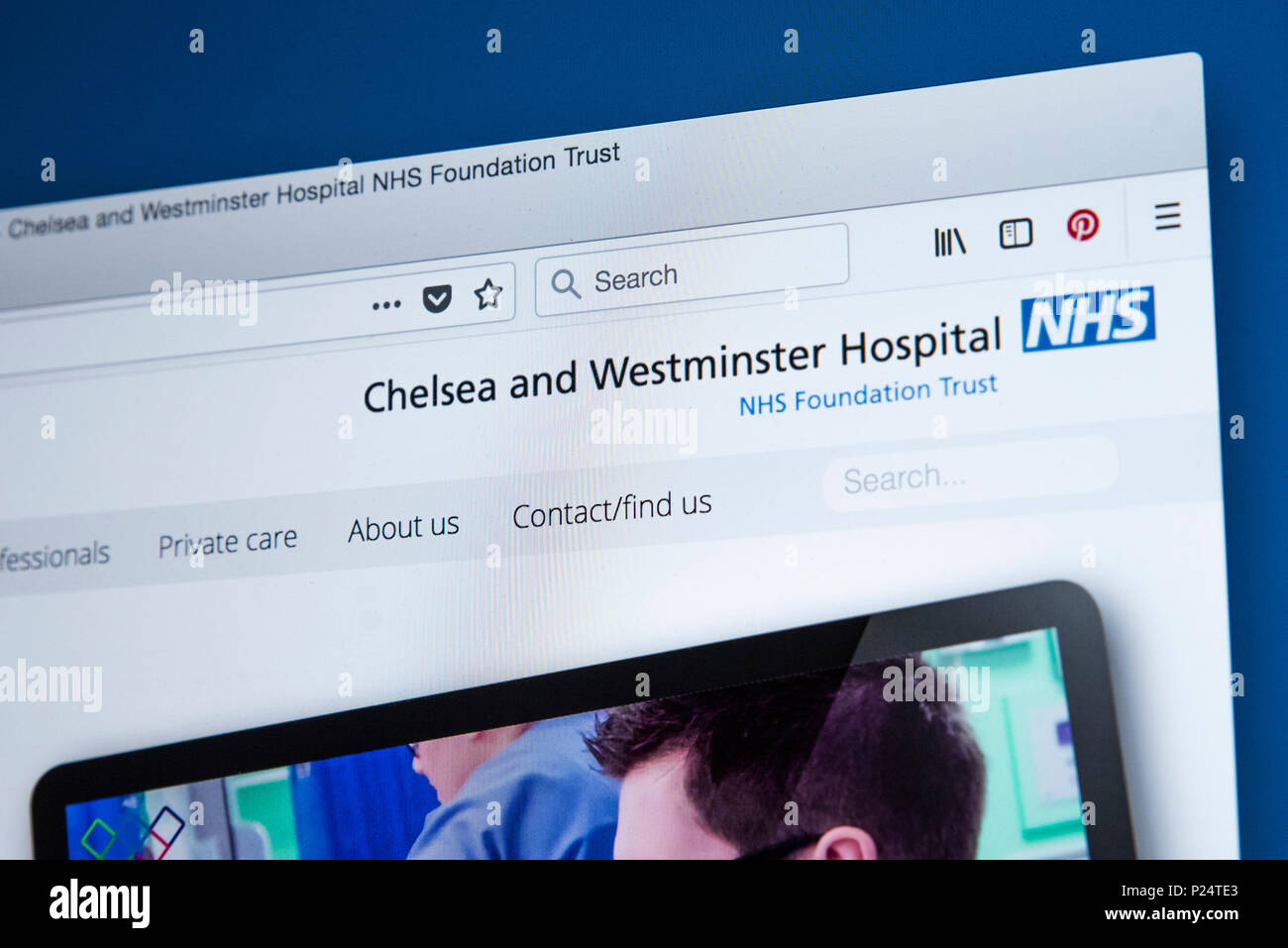 Chelsea and westminster hospital nhs foundation trust hi-res stock ...