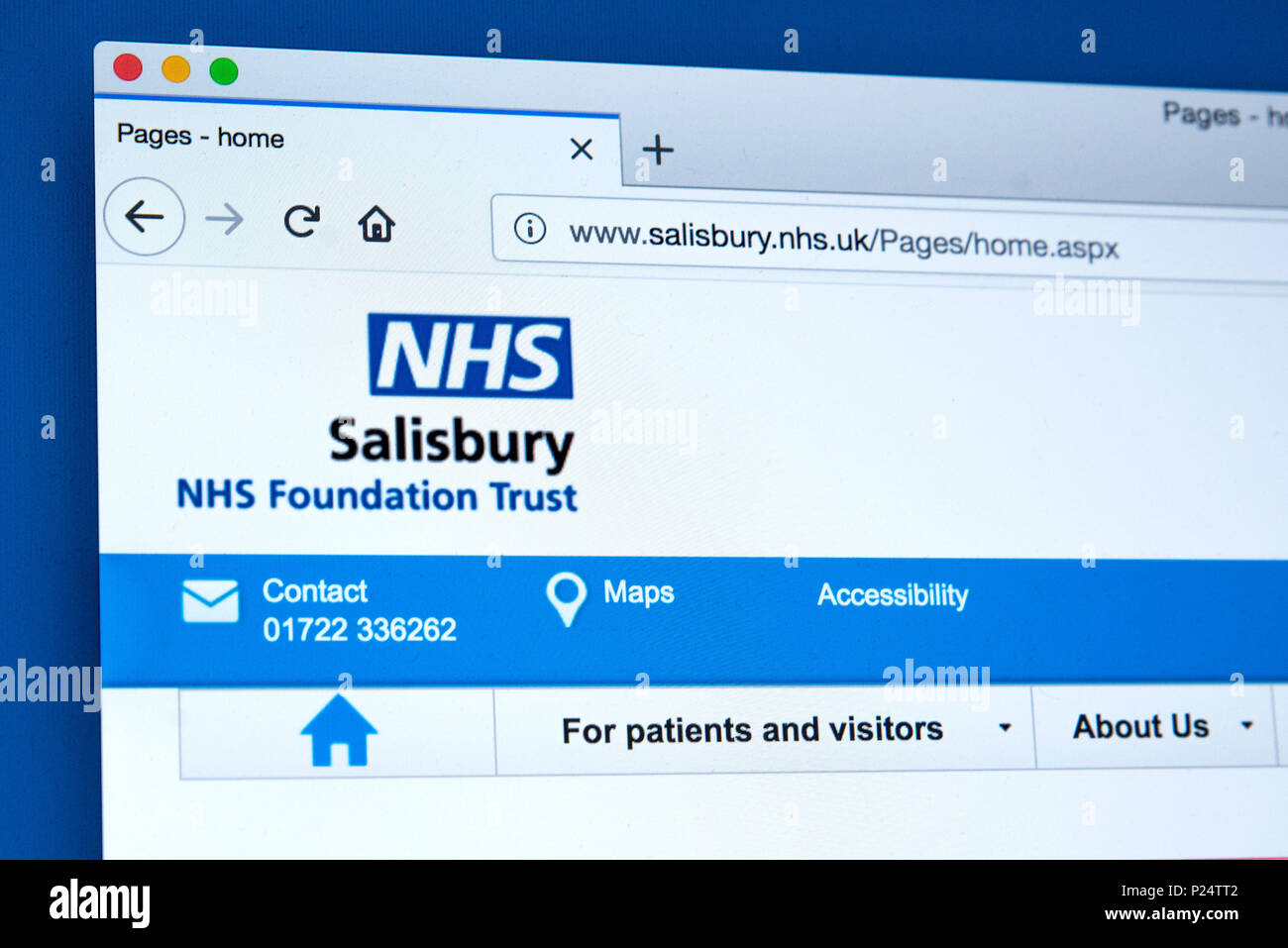 LONDON, UK - MARCH 5TH 2018: The homepage of the official website for ...