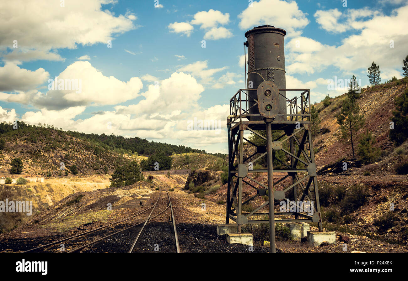 Railroad water tank hi-res stock photography and images - Alamy