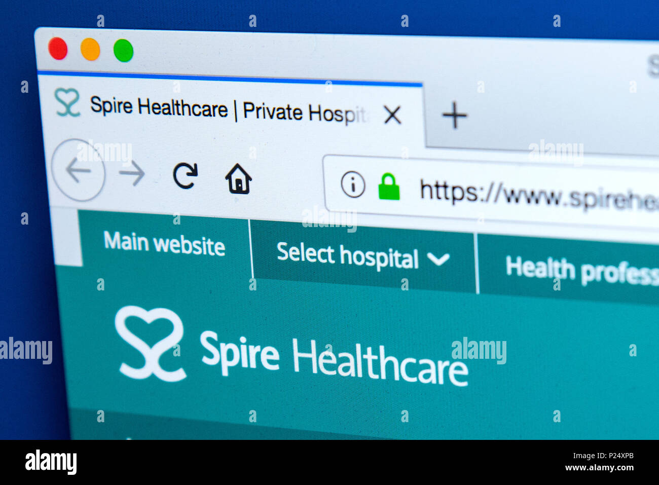 LONDON, UK - MARCH 5TH 2018: The homepage of the official website for ...