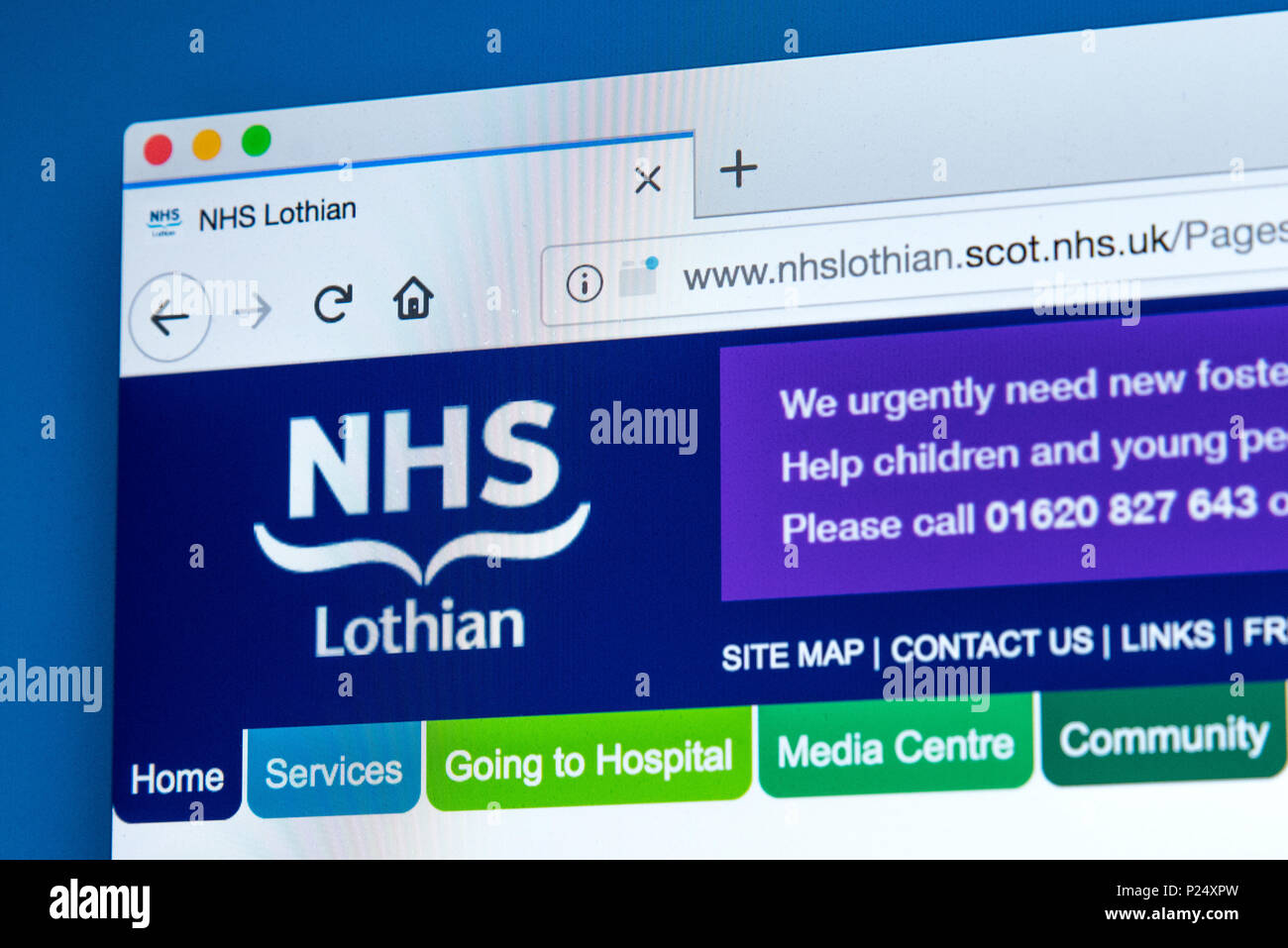 LONDON, UK - MARCH 5TH 2018: The homepage of the official website for ...