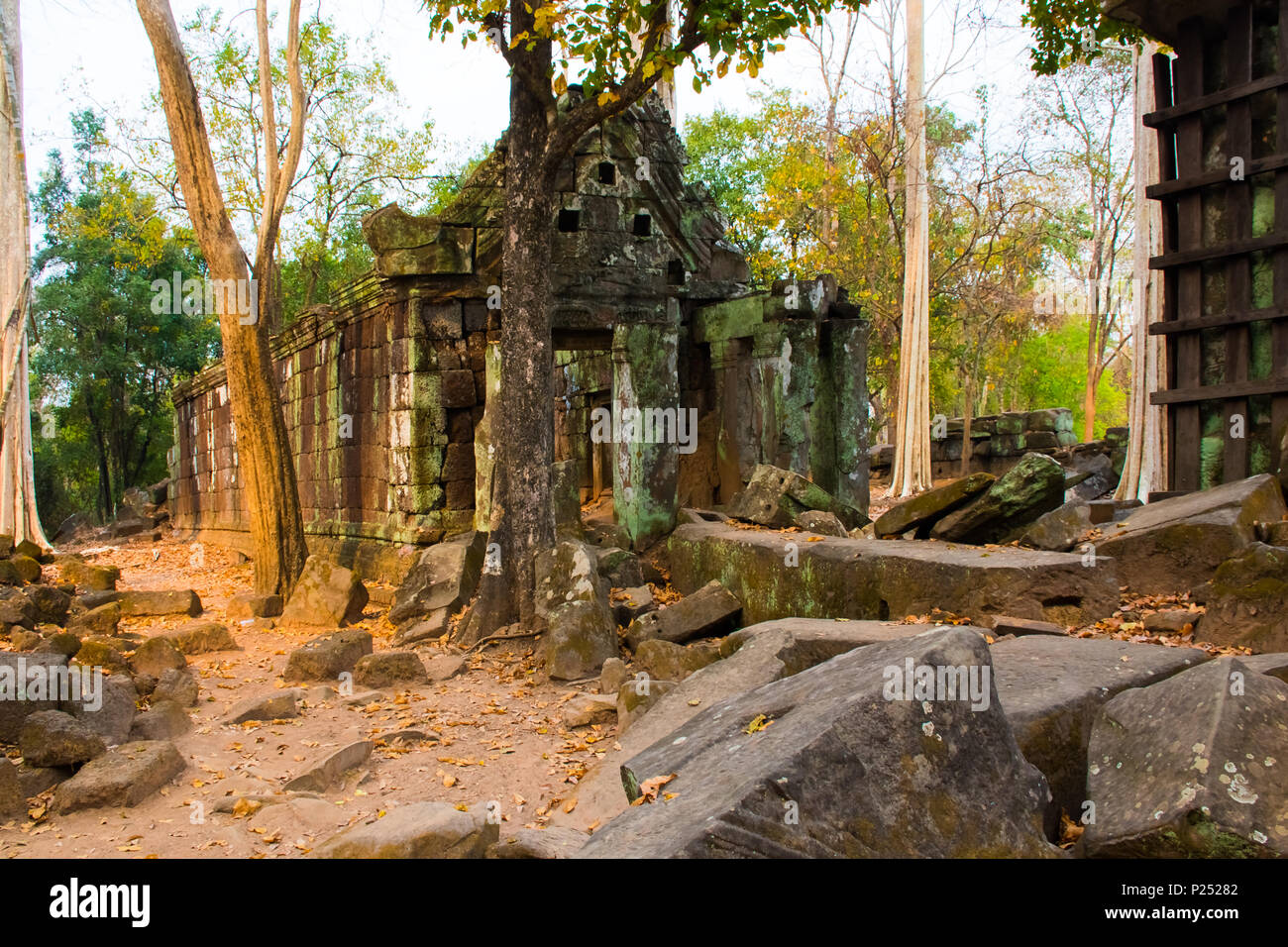 Pyramid of ancient complex Koh Ker in Cambodia Stock Photo - Alamy