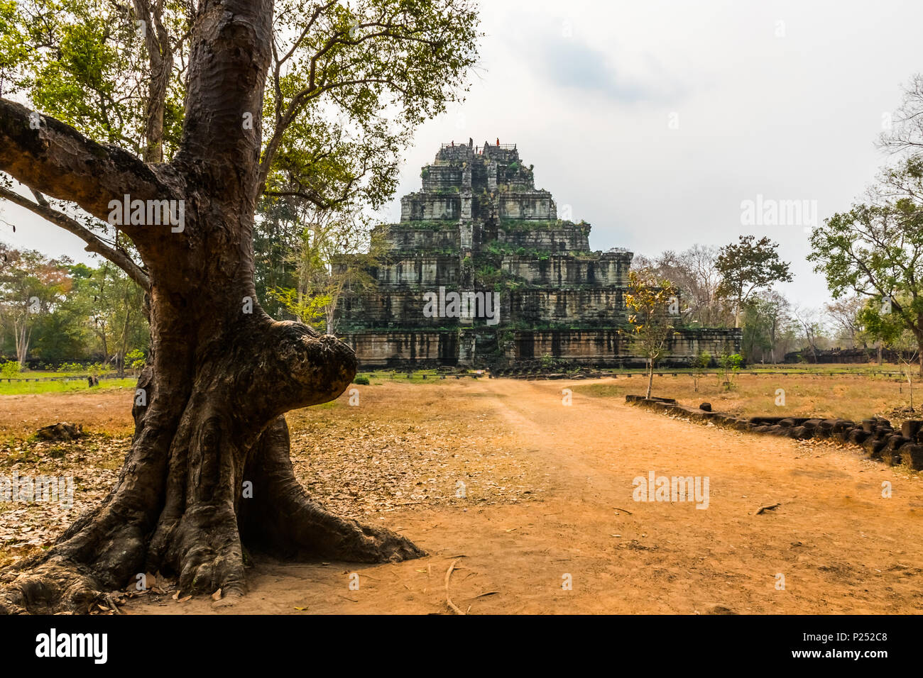 Pyramid of ancient complex Koh Ker, Cambodia Stock Photo - Alamy