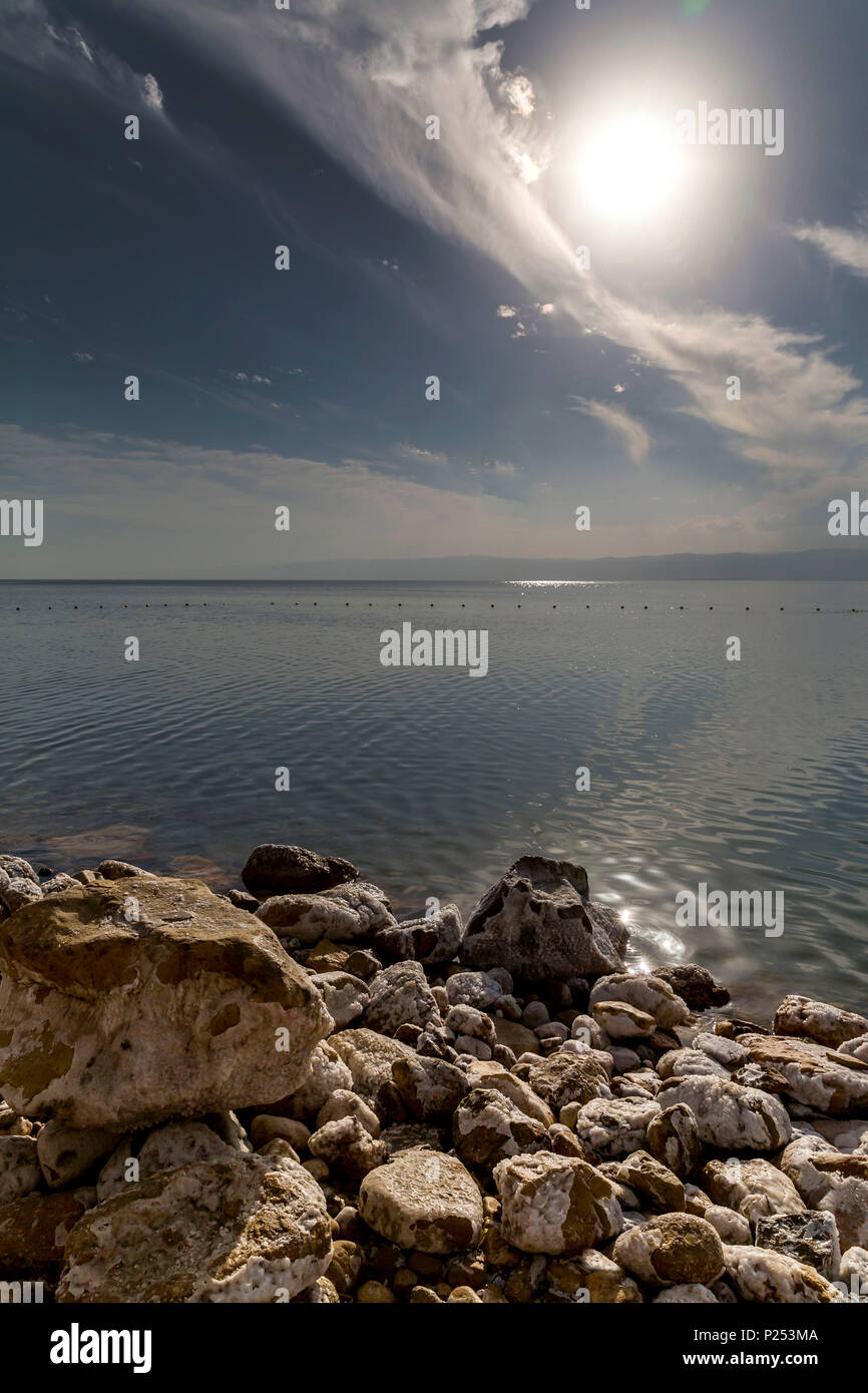 Salt deposits, Sowayma, Dead Sea, Jordan Stock Photo - Alamy