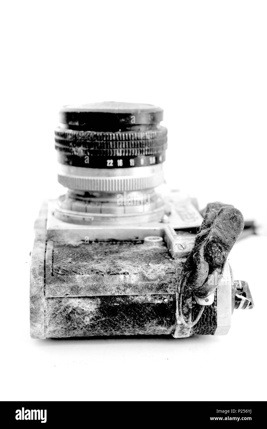 image of a vintage rusty and dusty film camera Stock Photo - Alamy