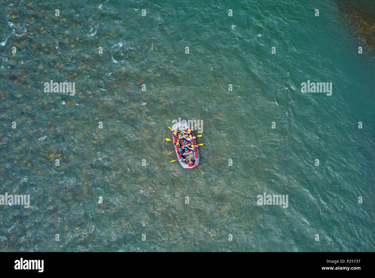 rafting on a mountain river Stock Photo - Alamy