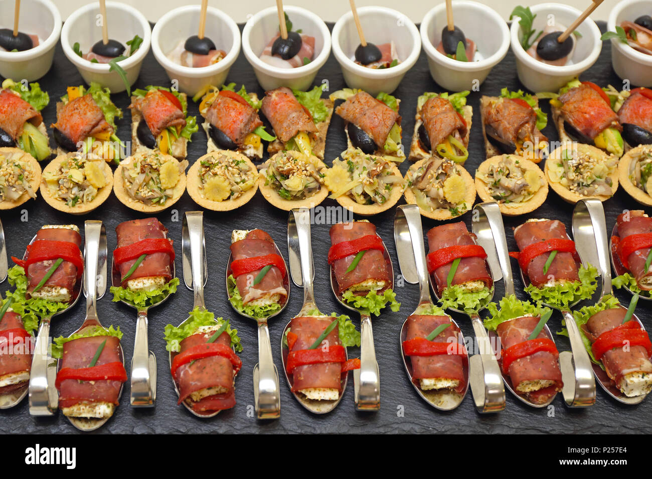 Tray Of Canapes High Resolution Stock Photography and Images - Alamy