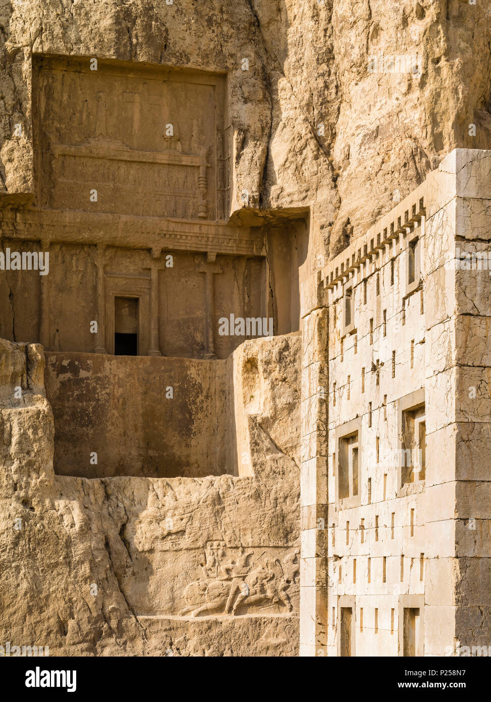 Monumental rock tombs Naqsh E Rostam Stock Photo - Alamy