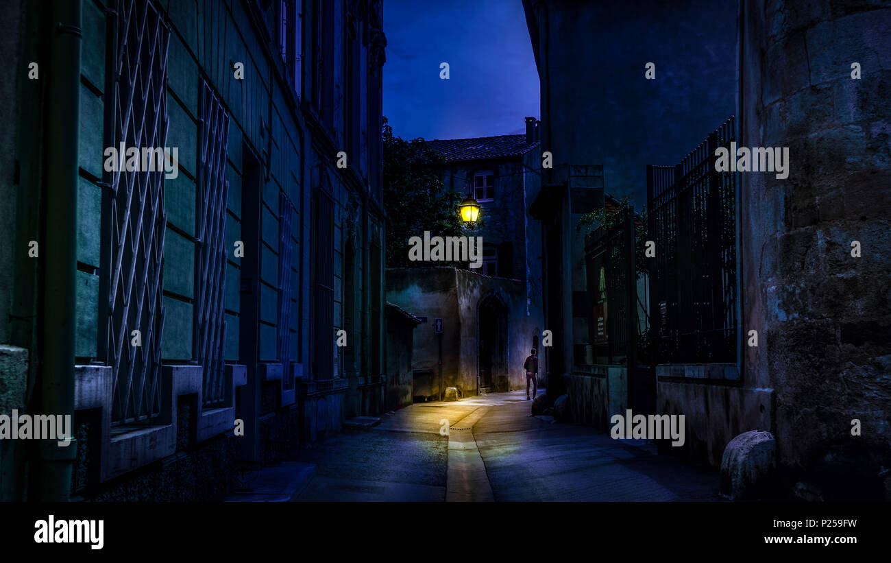 Lane through old town hi-res stock photography and images - Alamy