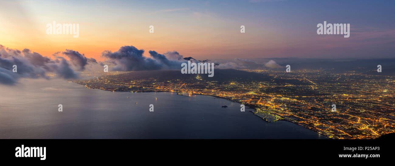 View of the gulf of naples hi-res stock photography and images - Alamy