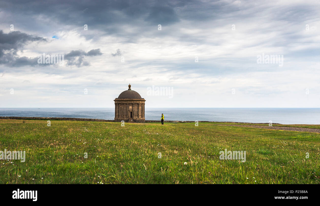 Mussenden temple, Castlerock, County Antrim, Ulster region, northern ...
