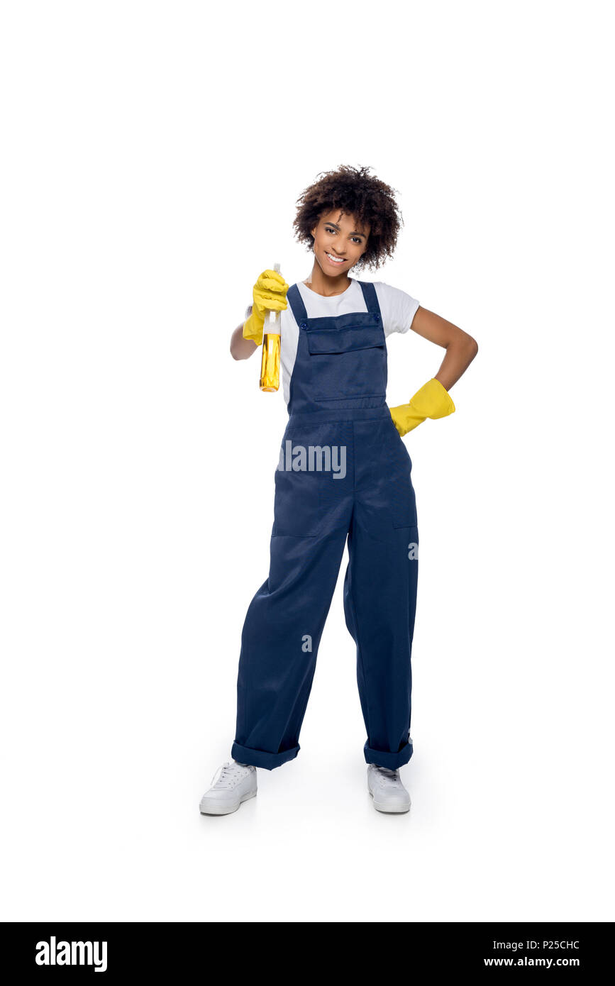 African American Woman Housekeeper Cut Out Stock Images & Pictures - Alamy