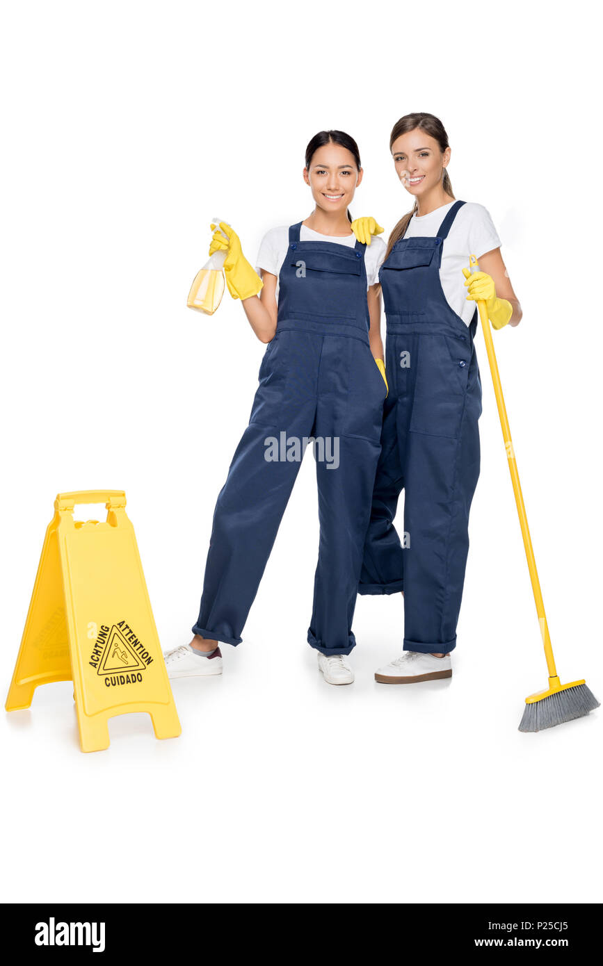 Women cleaners Cut Out Stock Images & Pictures - Alamy