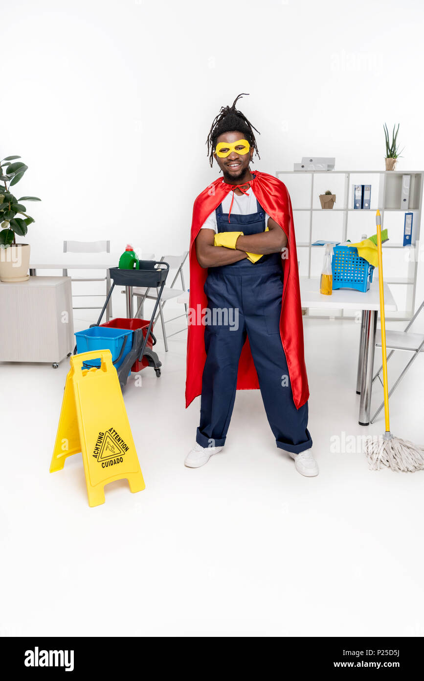 Superhero costume on floor hi-res stock photography and images - Alamy