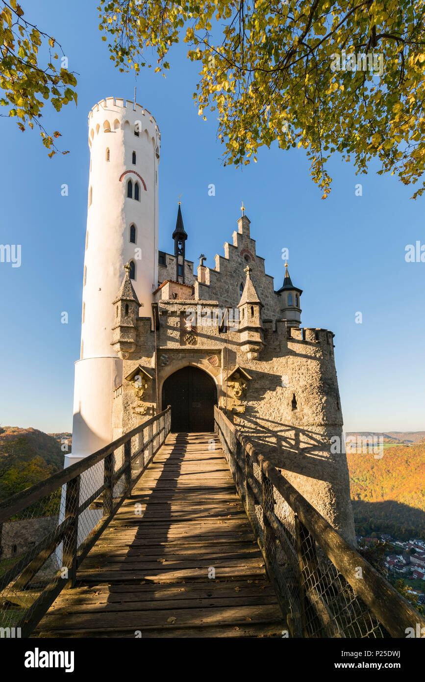 Lichtenstein castle. Lichtenstein, Baden-Württemberg, Germany Stock ...