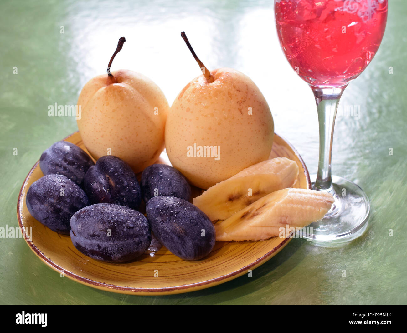Plums alcohol hi-res stock photography and images - Alamy