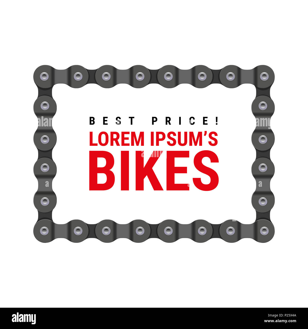 Bicycle chain border hi-res stock photography and images - Alamy
