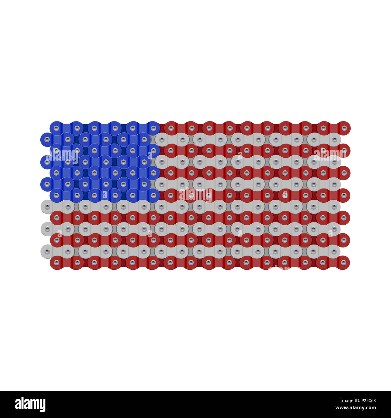 American usa america flag pictogram hi-res stock photography and images ...