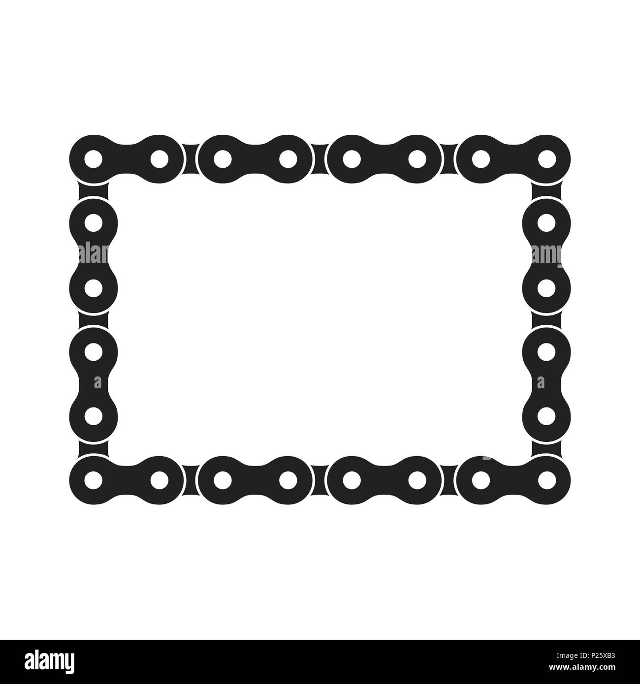 Bicycle chain border hi-res stock photography and images - Alamy