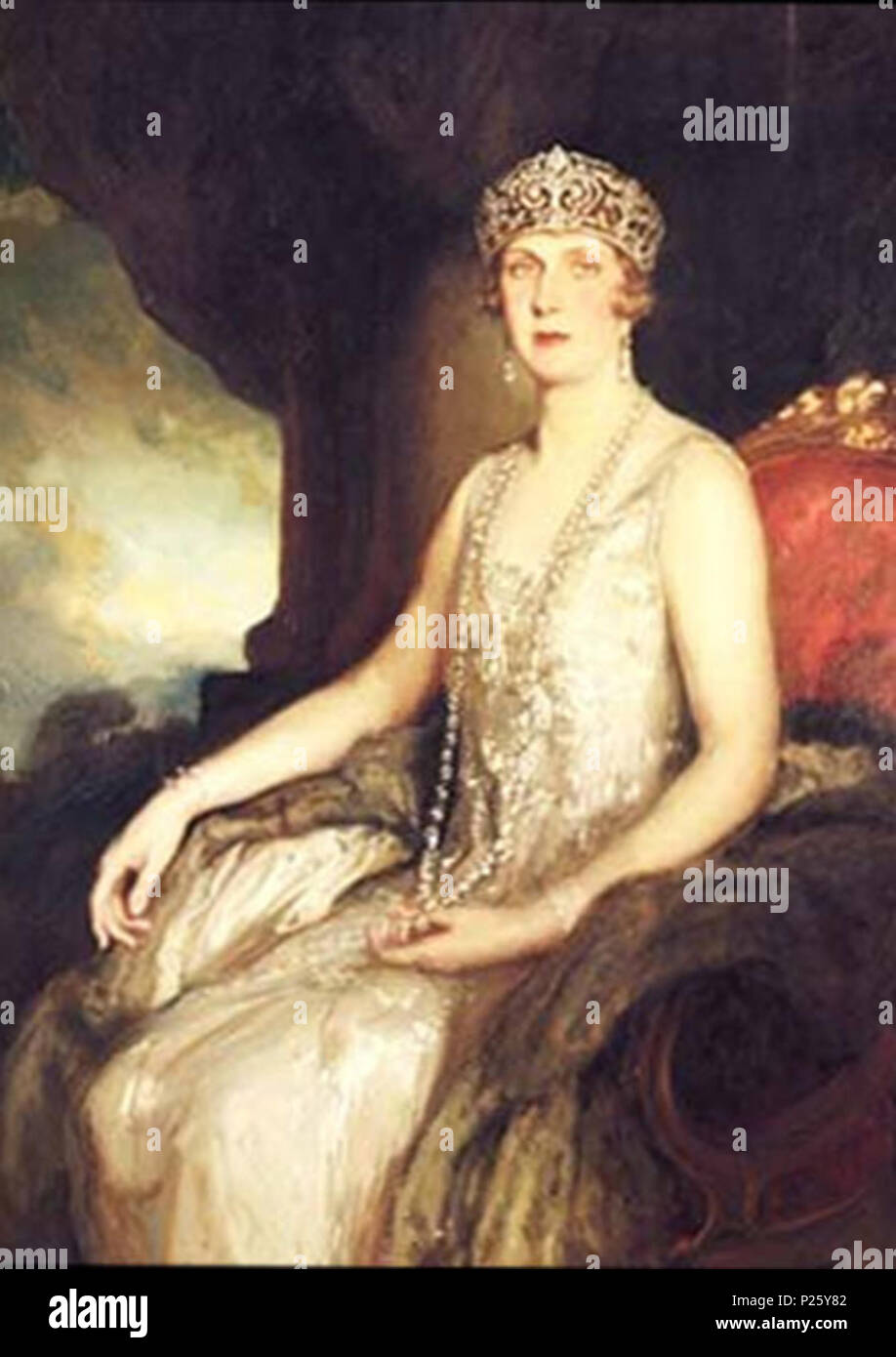. English: Portrait of Victoria Eugenie of Battenberg (1887-1969 ...