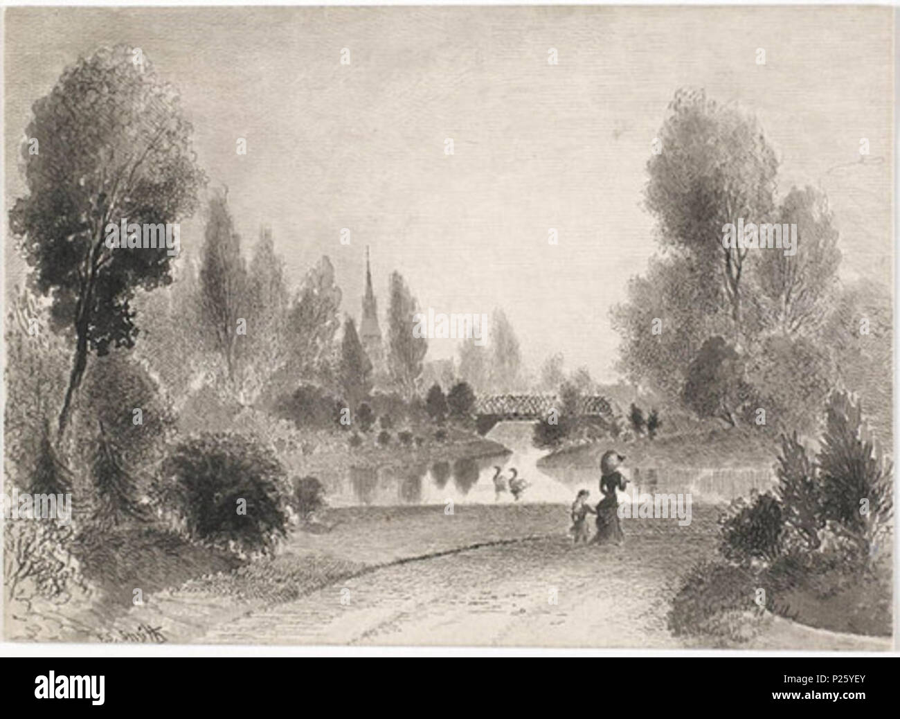. English: Old Botanic Gardens Lake 1880-1900 . circa 1900. Smith ...