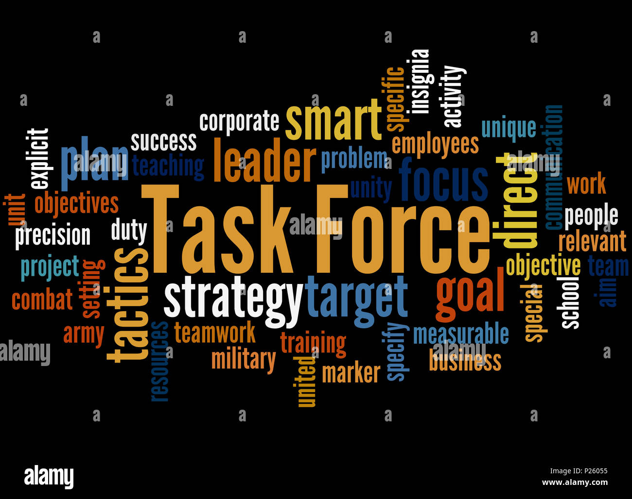 Task Force, word cloud concept on black background Stock Photo - Alamy Task Force, word cloud concept on black background Stock Photo - Alamy