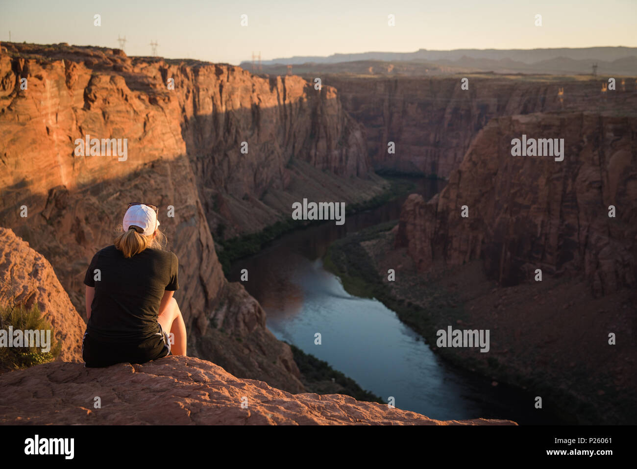 Lady relaxing by river hi-res stock photography and images - Alamy